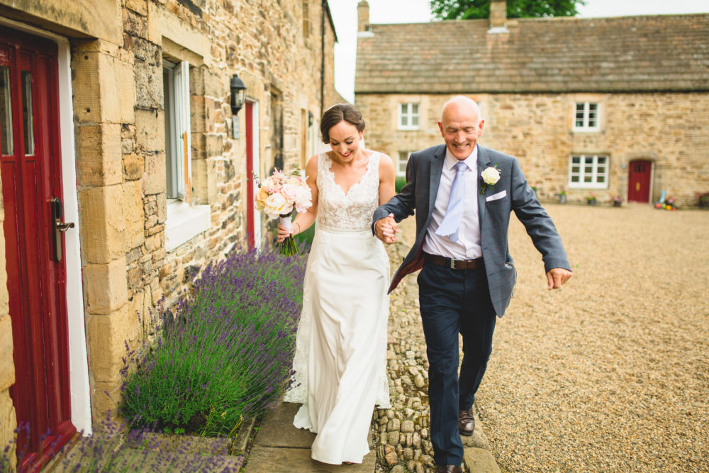 Healey Barn Wedding Photography Northumberland - Natural Photos