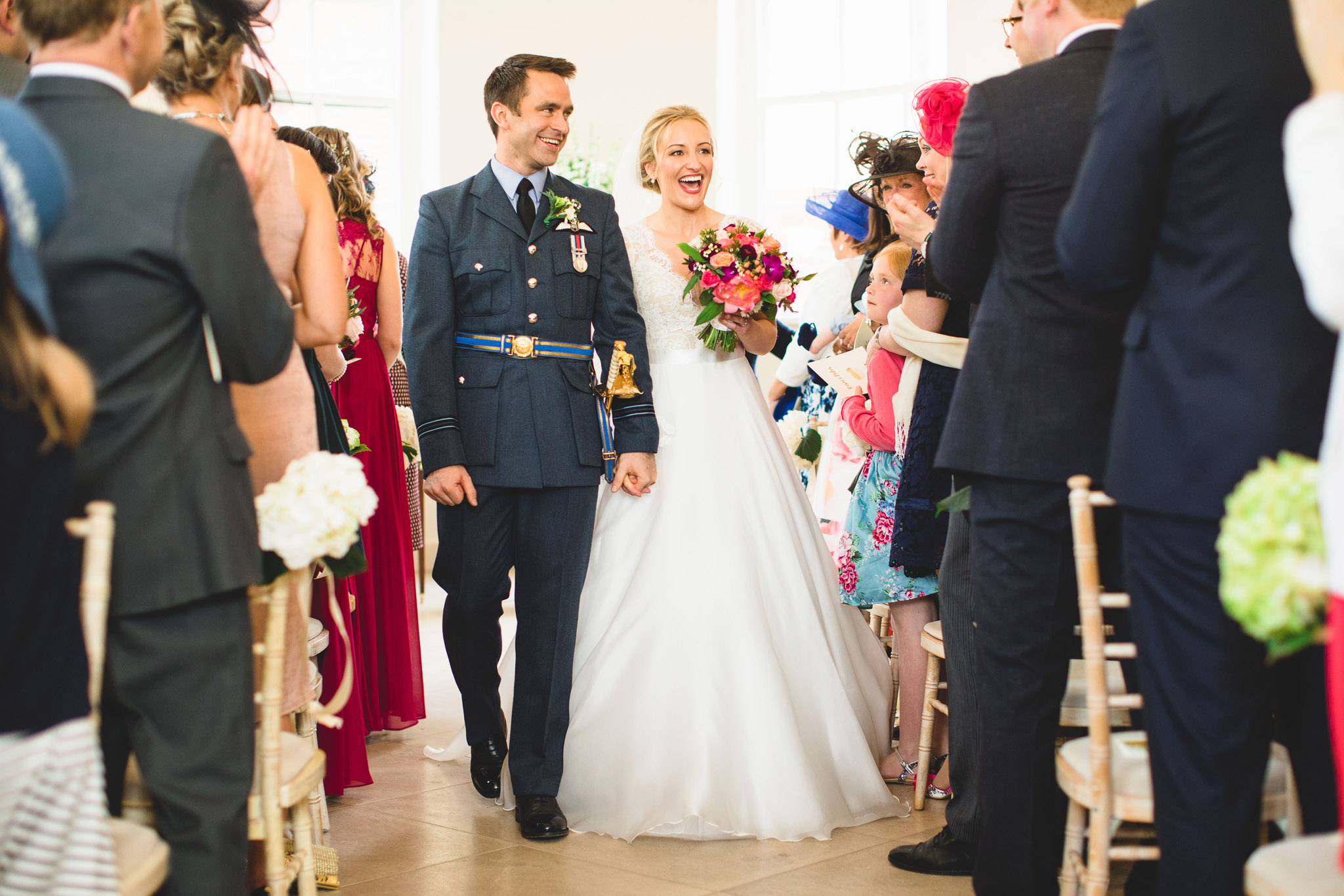 RAF Wedding Photography - Rosie & Pete