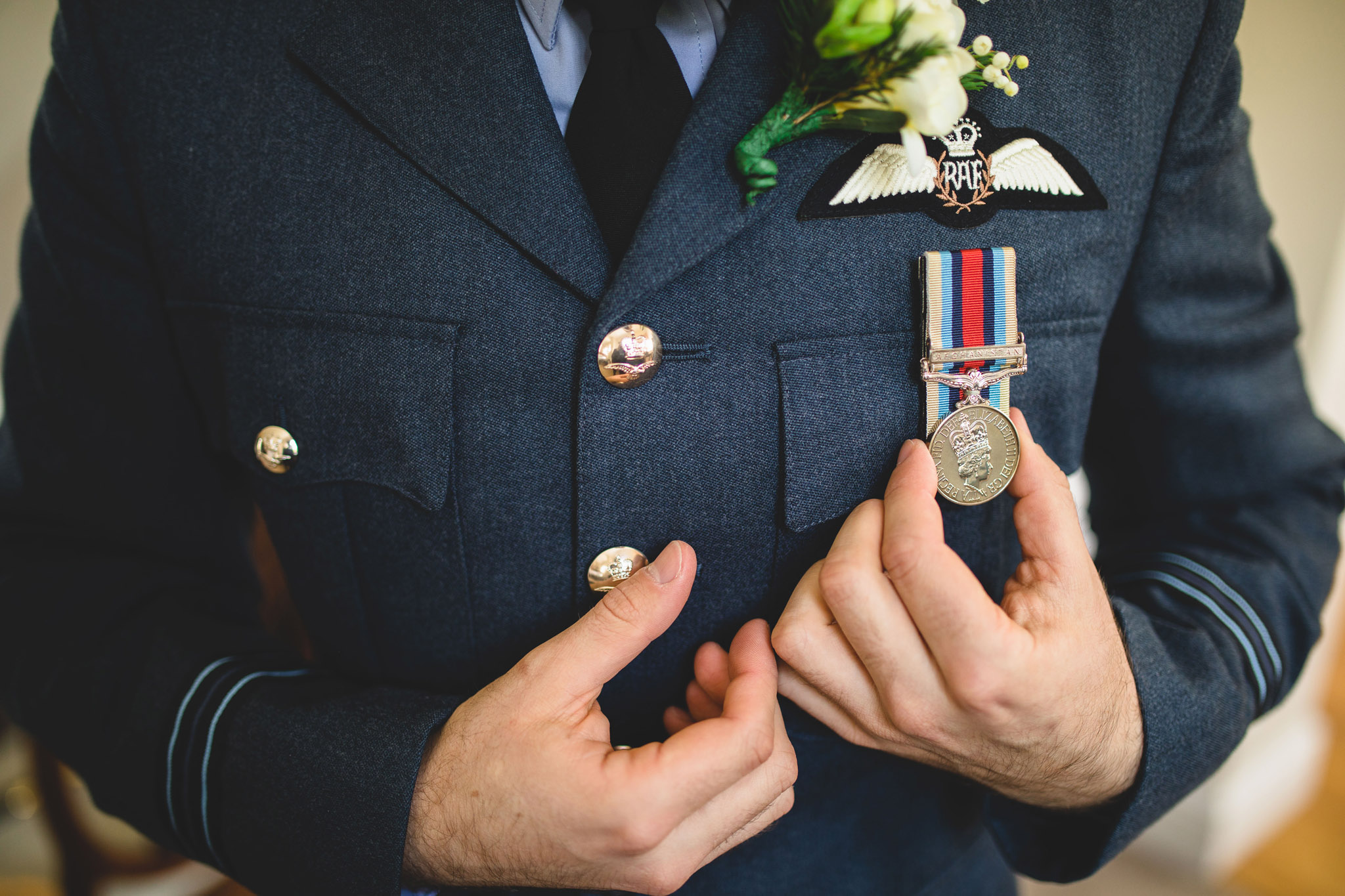 RAF Wedding Photography - Rosie & Pete